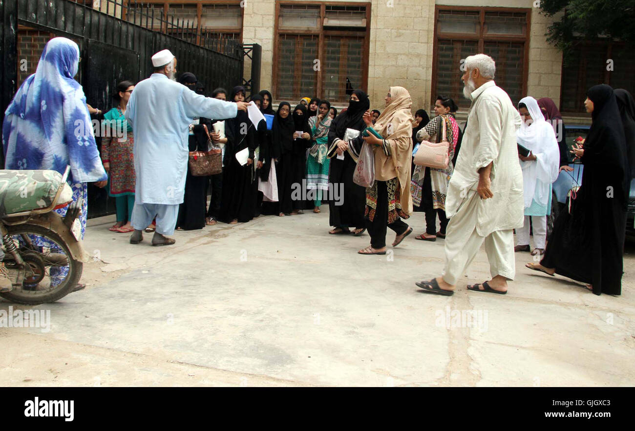 Students are in queue to submit their admission forms for intermediate ...