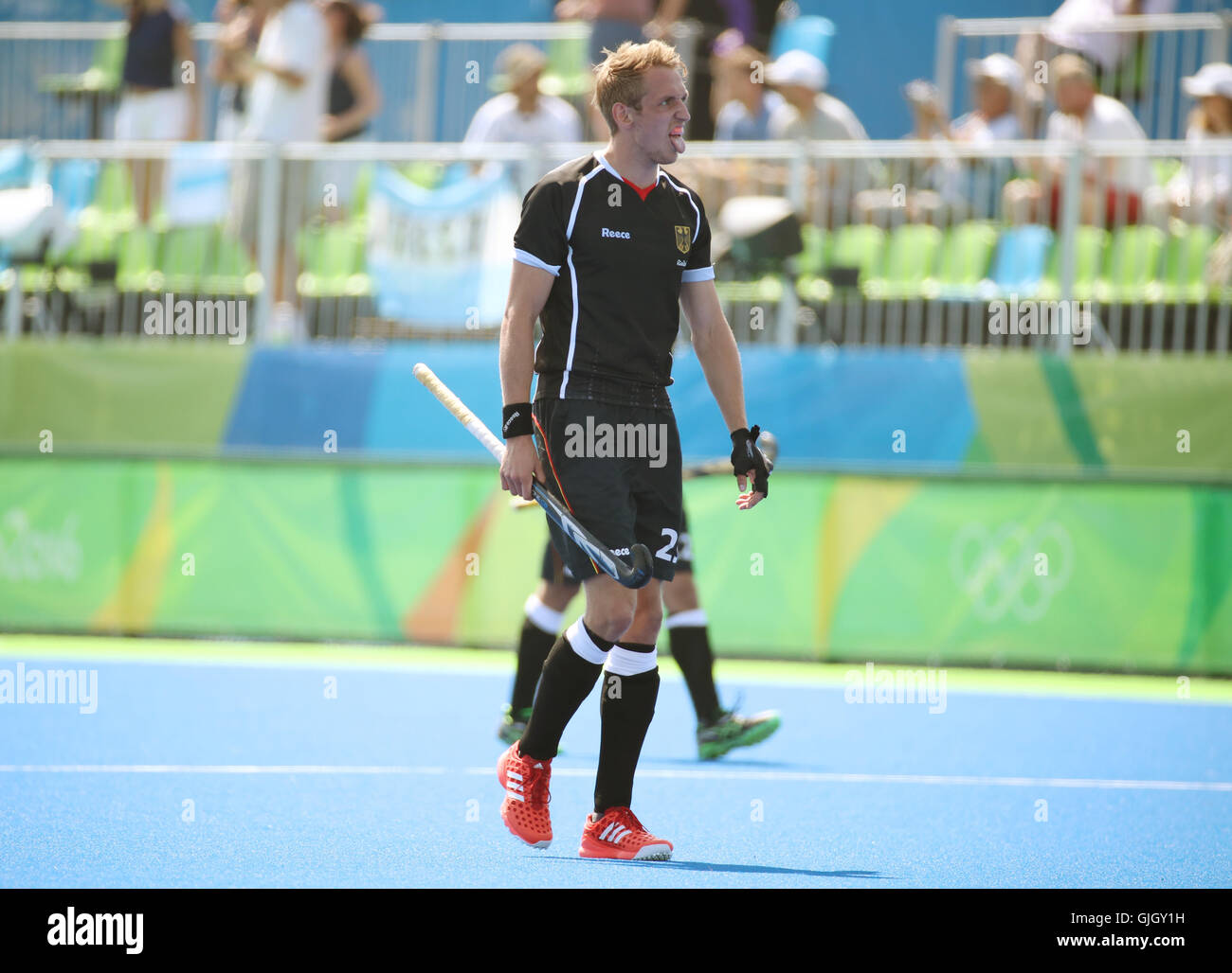 Rio de Janeiro, Brazil. 16th Aug, 2016. Niklas Wellen of Germany reacts ...