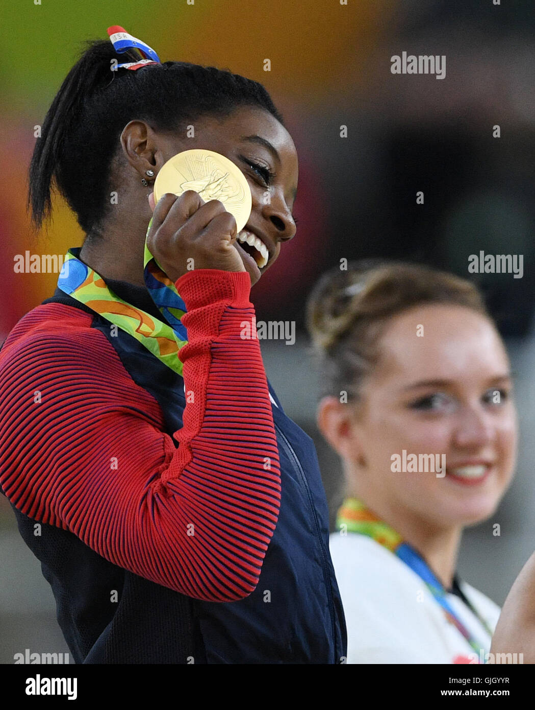 Rio de Janeiro, Brazil. 16th Aug, 2016. Simone Biles of the USA ...