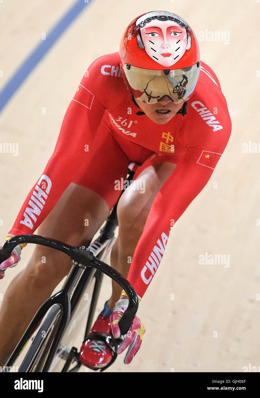 Rio De Janeiro, Brazil. 16th Aug, 2016. China's Zhong Tianshi competes ...