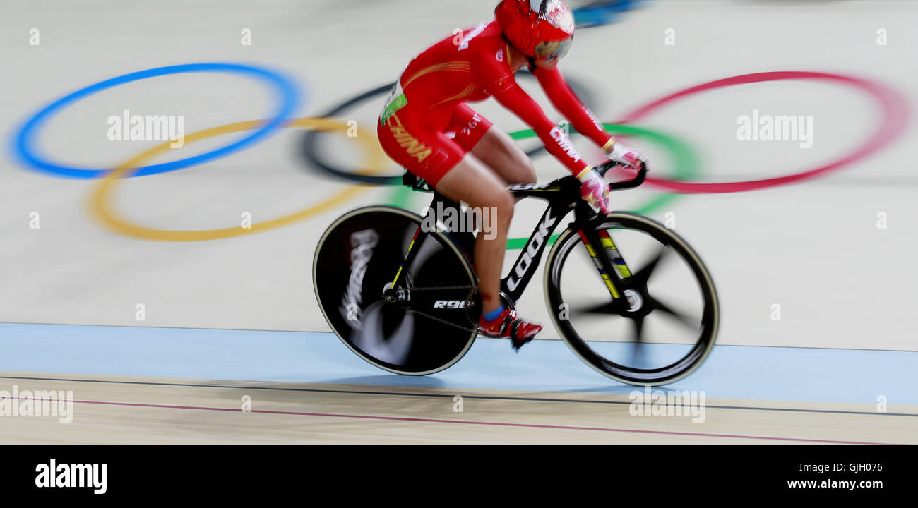 Rio De Janeiro, Brazil. 16th Aug, 2016. China's Zhong Tianshi competes ...