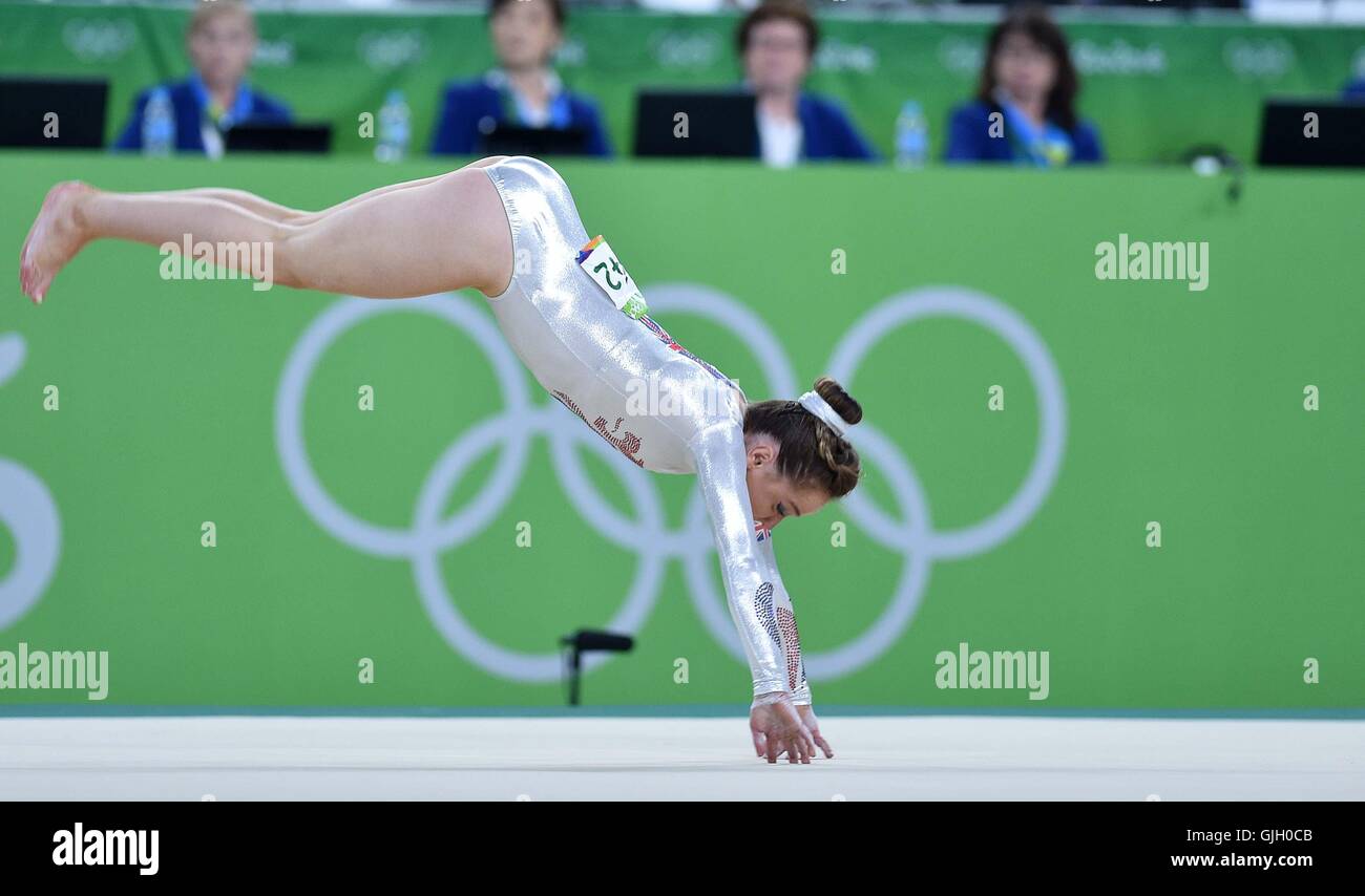 Rio De Janeiro Brazil 16th August 2016 Amy Tinkler Gbr Womens Individual Floor Exercise