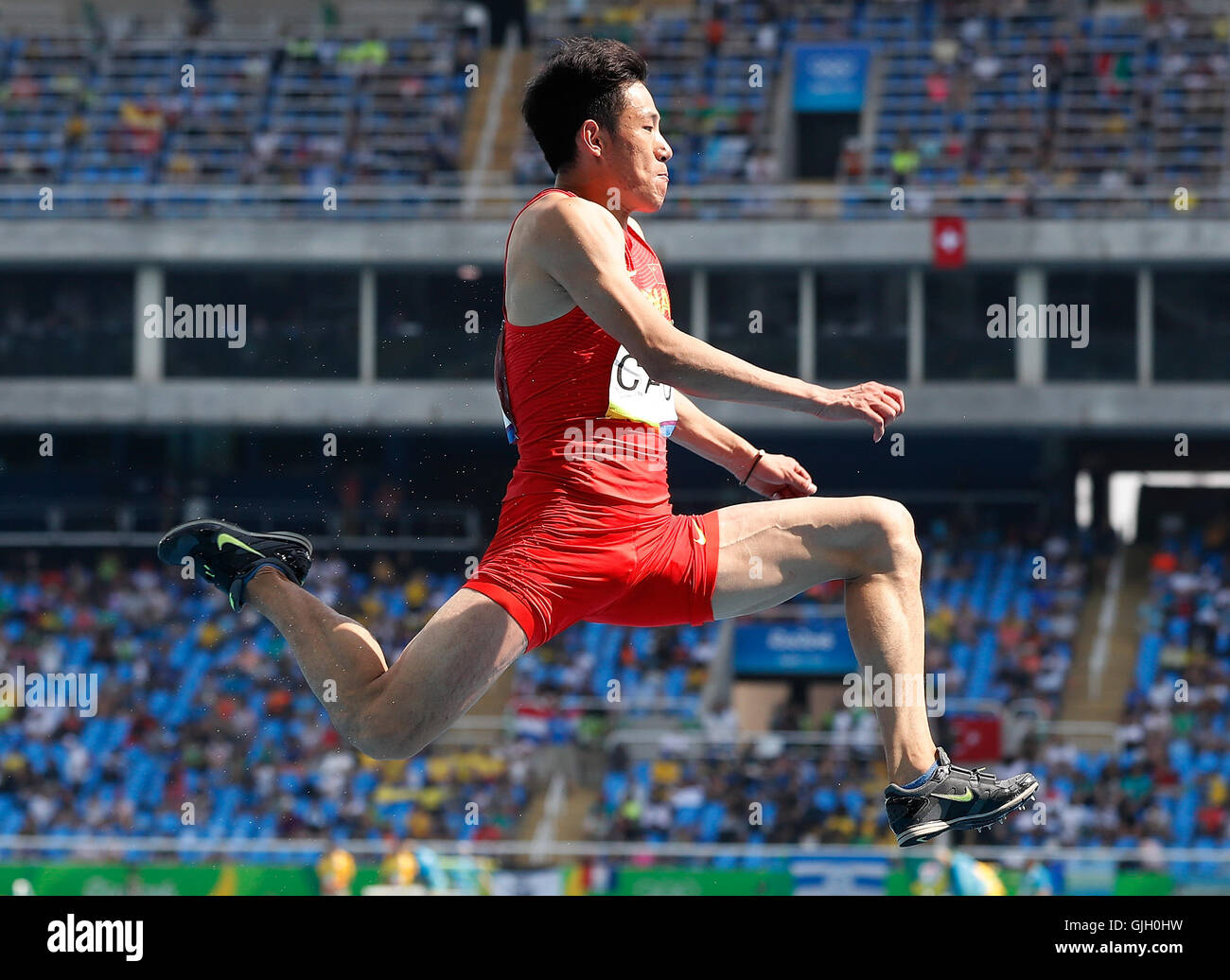 Rio De Janeiro, Brazil. 16th Aug, 2016. Cao Shuo of China competes ...
