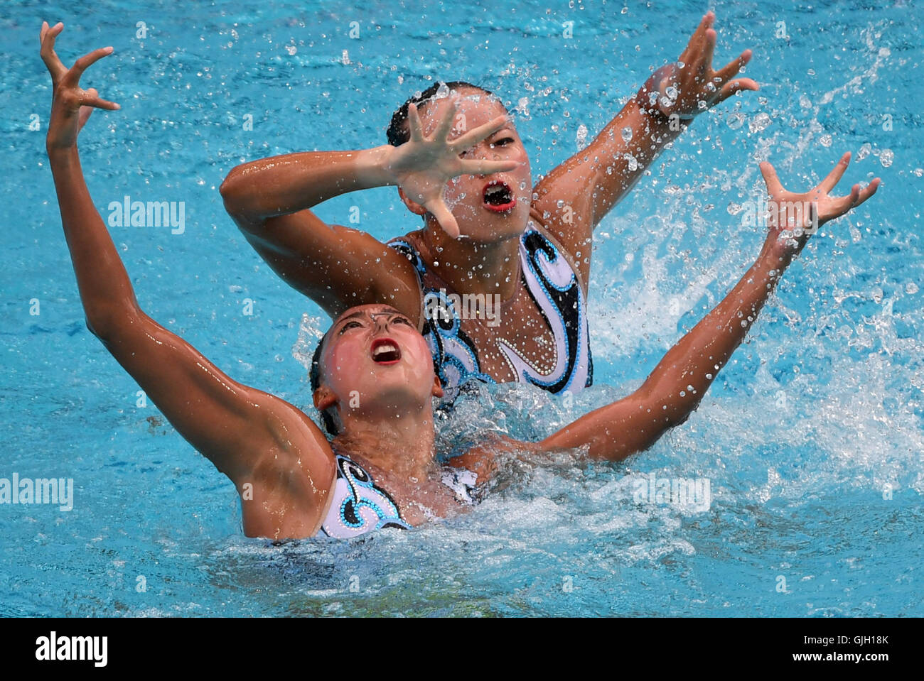 Rio De Janeiro, Brazil. 16th Aug, 2016. China's Huang Xuechen and Sun ...