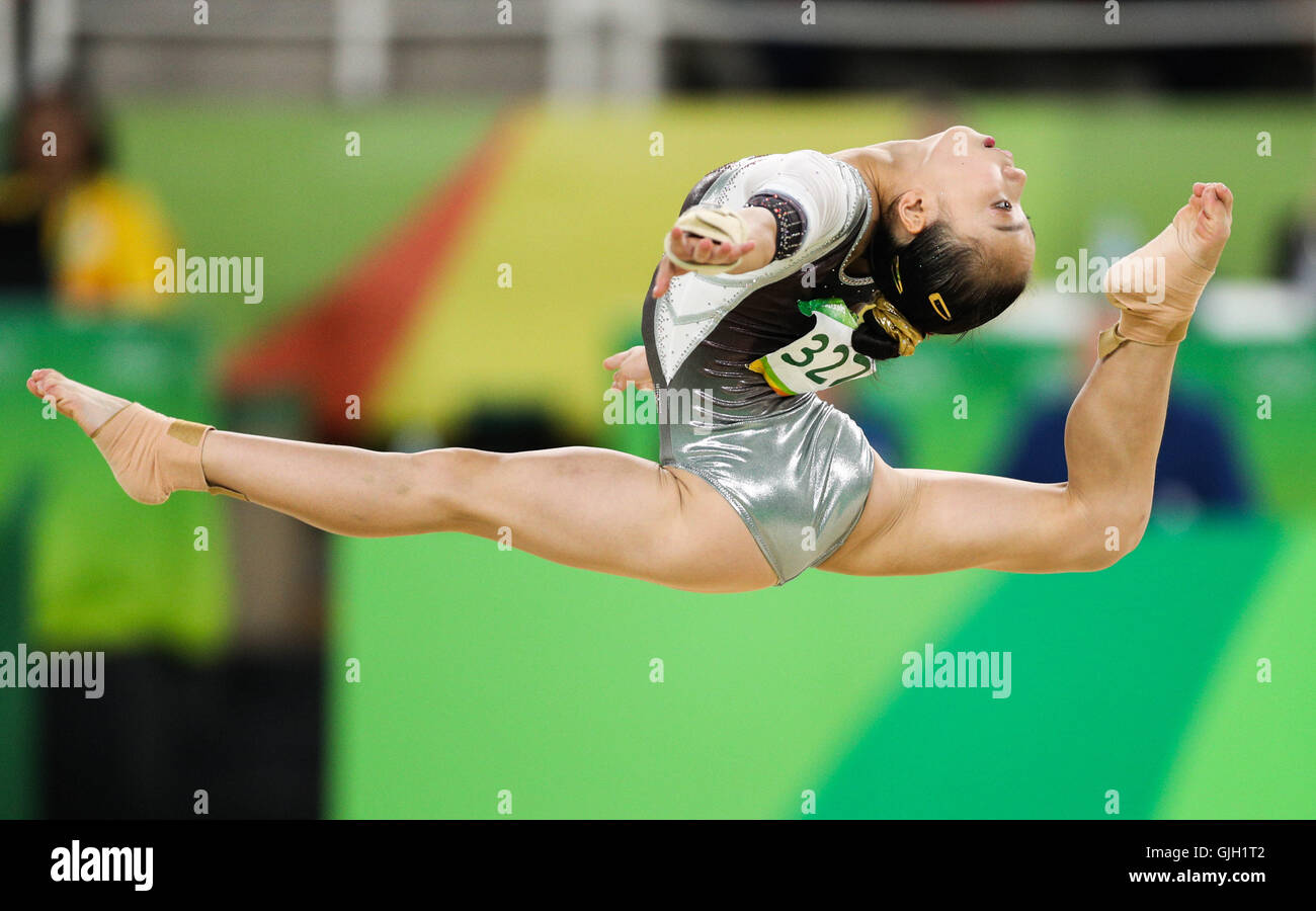 Rio De Janeiro, Brazil. 16th Aug, 2016. China's Wang Yan competes ...