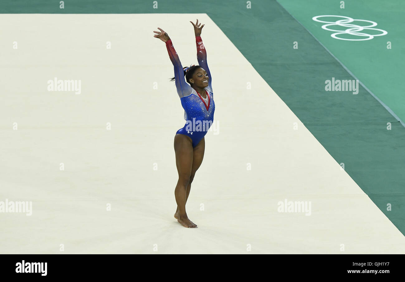 Rio De Janeiro, Brazil. 16th Aug, 2016. Simone Biles of the United ...