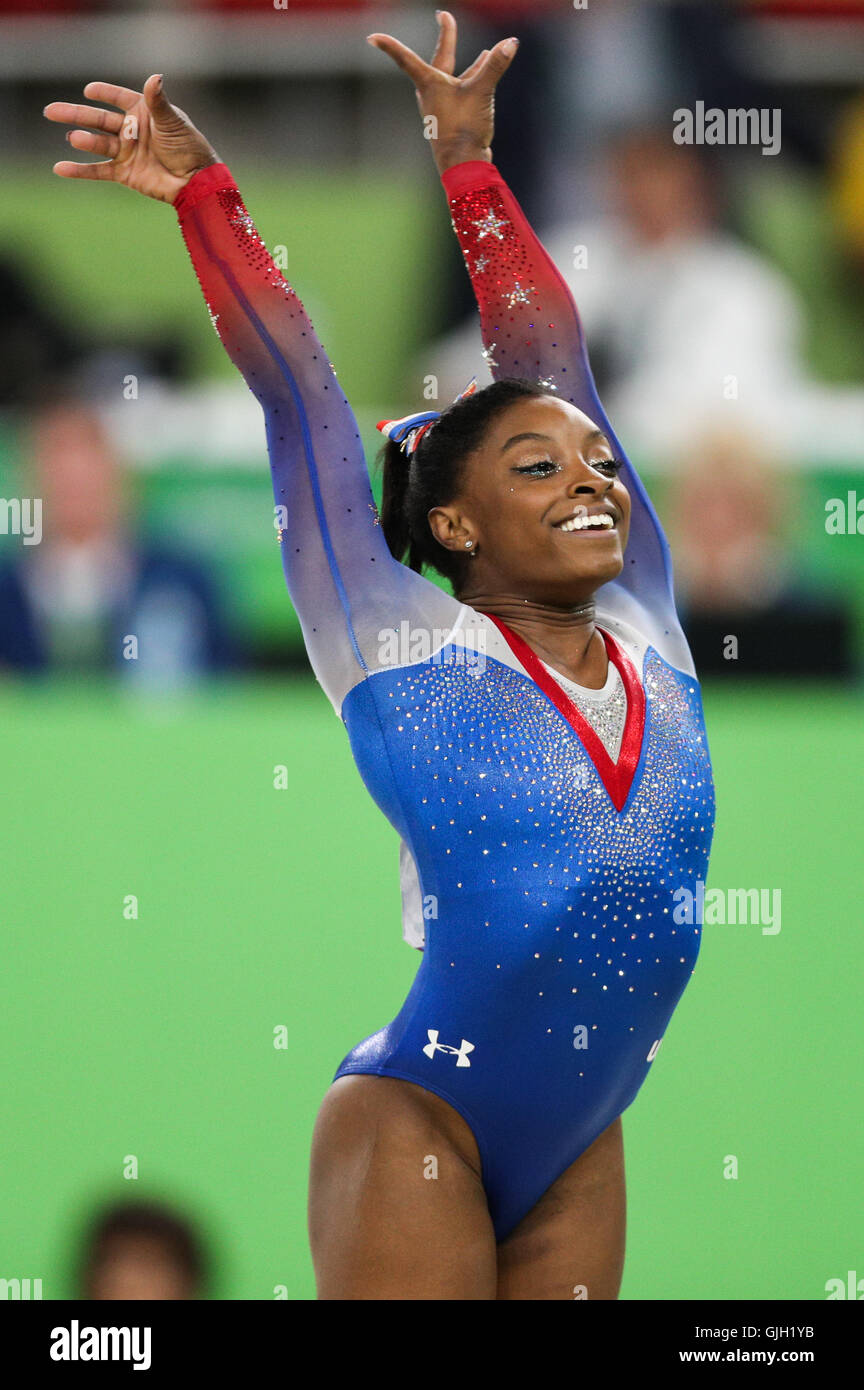 Rio De Janeiro, Brazil. 16th Aug, 2016. Simone Biles of the United ...