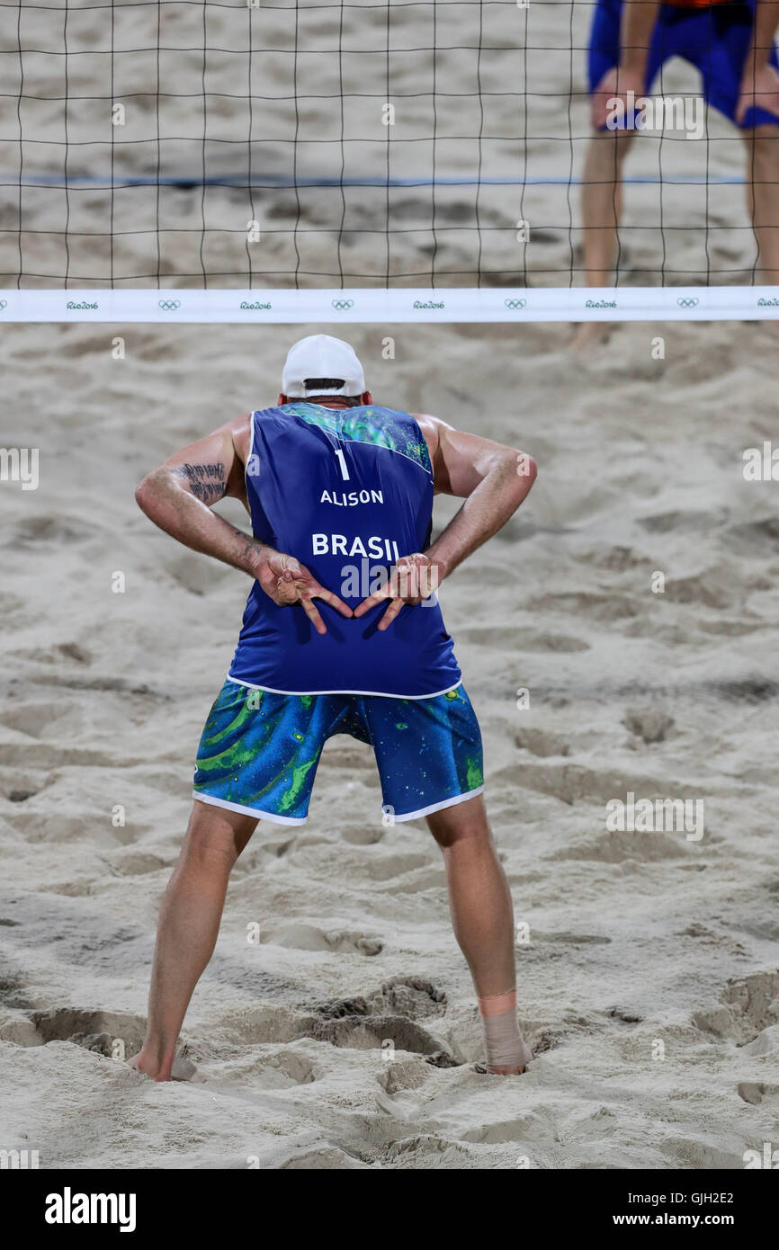 Rio de Janeiro, Brazil. 16th August, 2016. departure of Alisson and Bruno Schmidt double (BRA ...