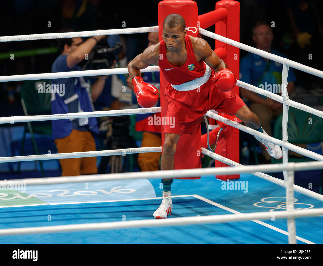 Rio de Janeiro, Brazil. 16th August, 2016. Photo during the final fight ...