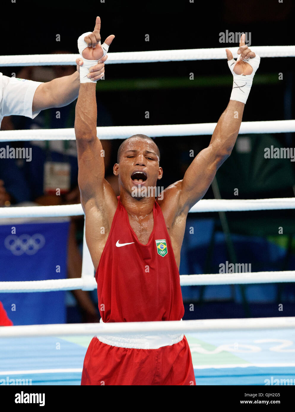 Rio de Janeiro, Brazil. 16th August, 2016. Photo during the final fight ...