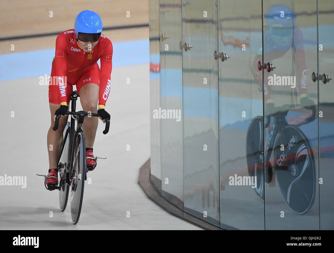 Rio De Janeiro, Brazil. 16th Aug, 2016. China's Luo Xiaoling competes ...