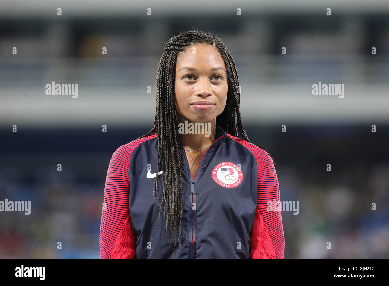Allyson felix rio hi-res stock photography and images - Alamy