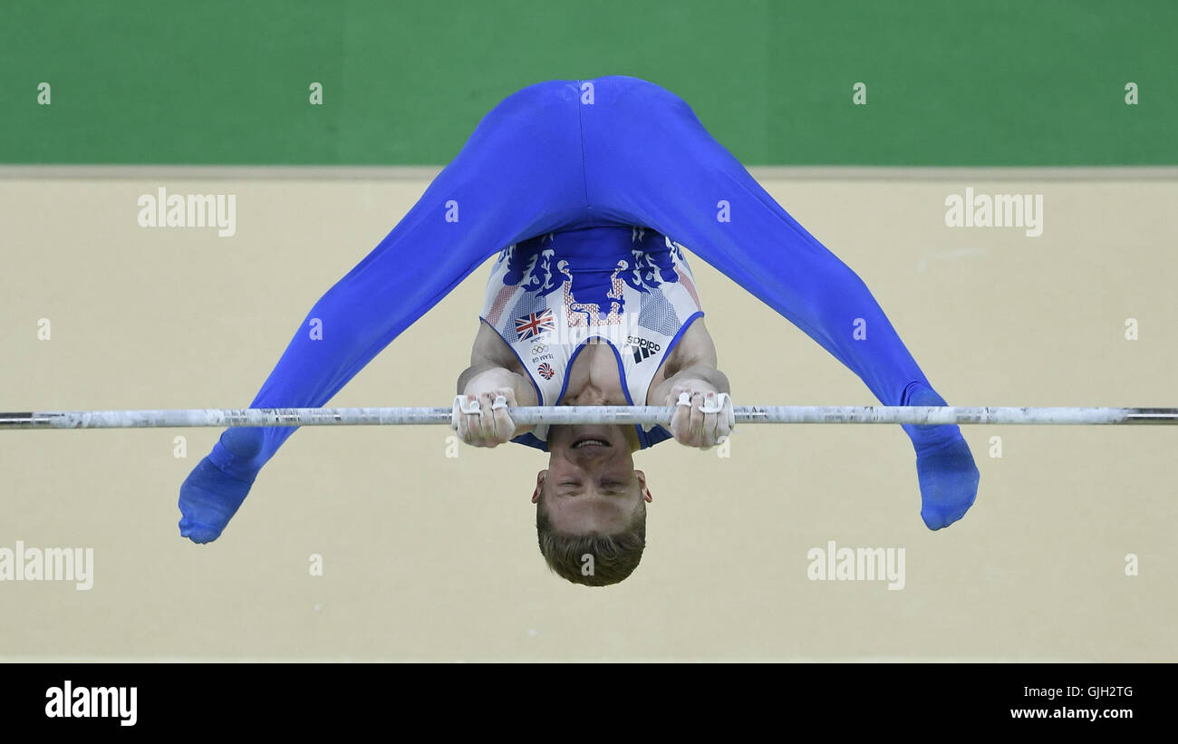 Rio De Janeiro, Brazil. 16th Aug, 2016. Britain's Nile Wilson competes ...