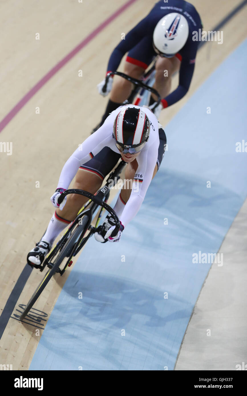 Rio De Janeiro, Brazil. 16th Aug, 2016. Germany's Kristina Vogel (front ...