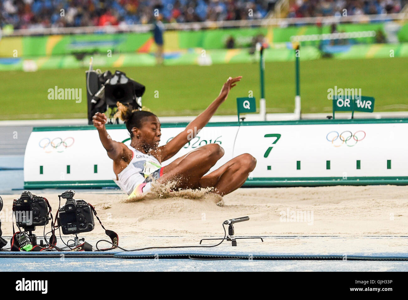 Rio de Janeiro, Brazil. 16th August, 2016. UGEN (GBR) (GBR) in the test ...