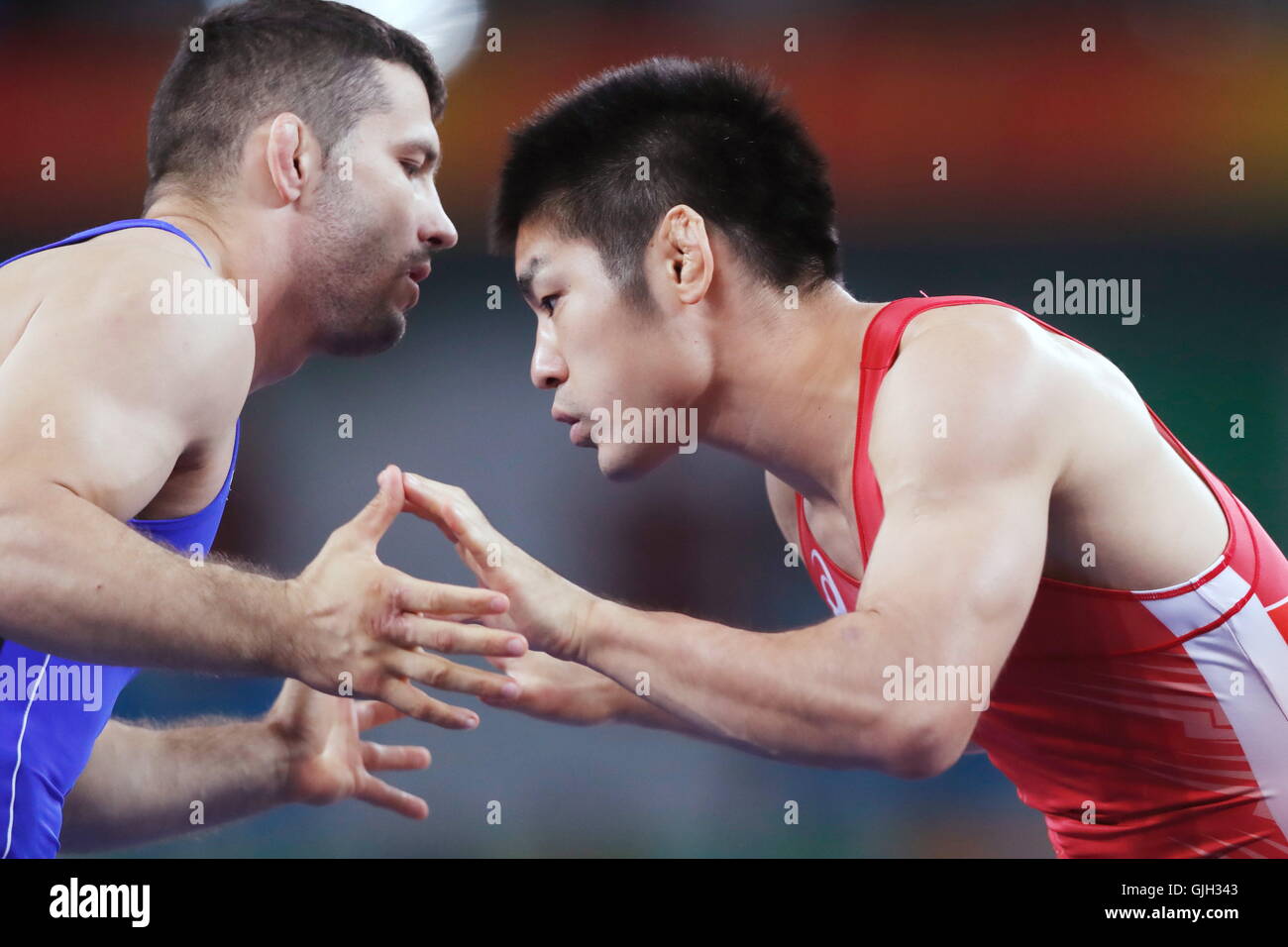 Rio de Janeiro, Brazil. 16th Aug, 2016. Tomohiro Inoue (JPN) Wrestling : Men's Greco-Roman 66kg ...