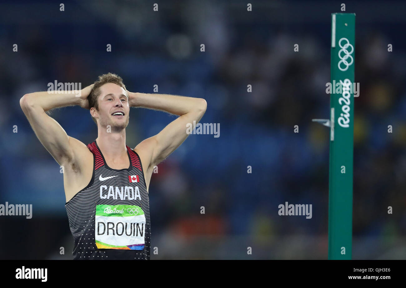 Rio de Janeiro, Brazil. 16th Aug, 2016. Derek Drouin of Canada ...