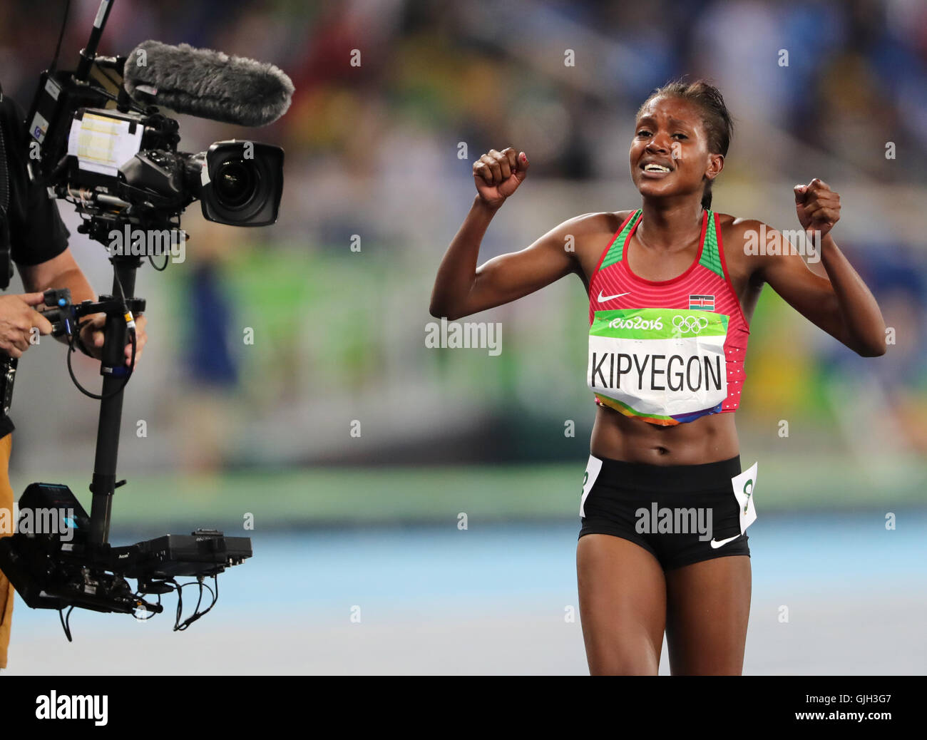 Rio de Janeiro, Brazil. 16th Aug, 2016. Faith Chepngetich Kipyegon of ...