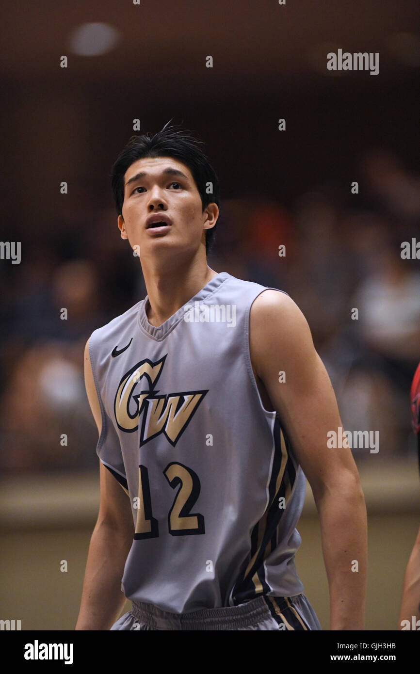 Tokyo, Japan. 16th Aug, 2016. Yuta Watanabe (George Washington ...