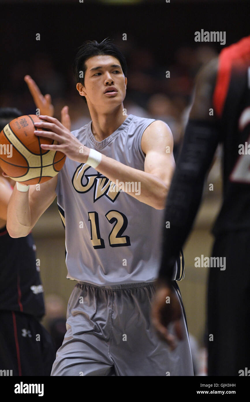 Tokyo, Japan. 16th Aug, 2016. Yuta Watanabe (George Washington ...