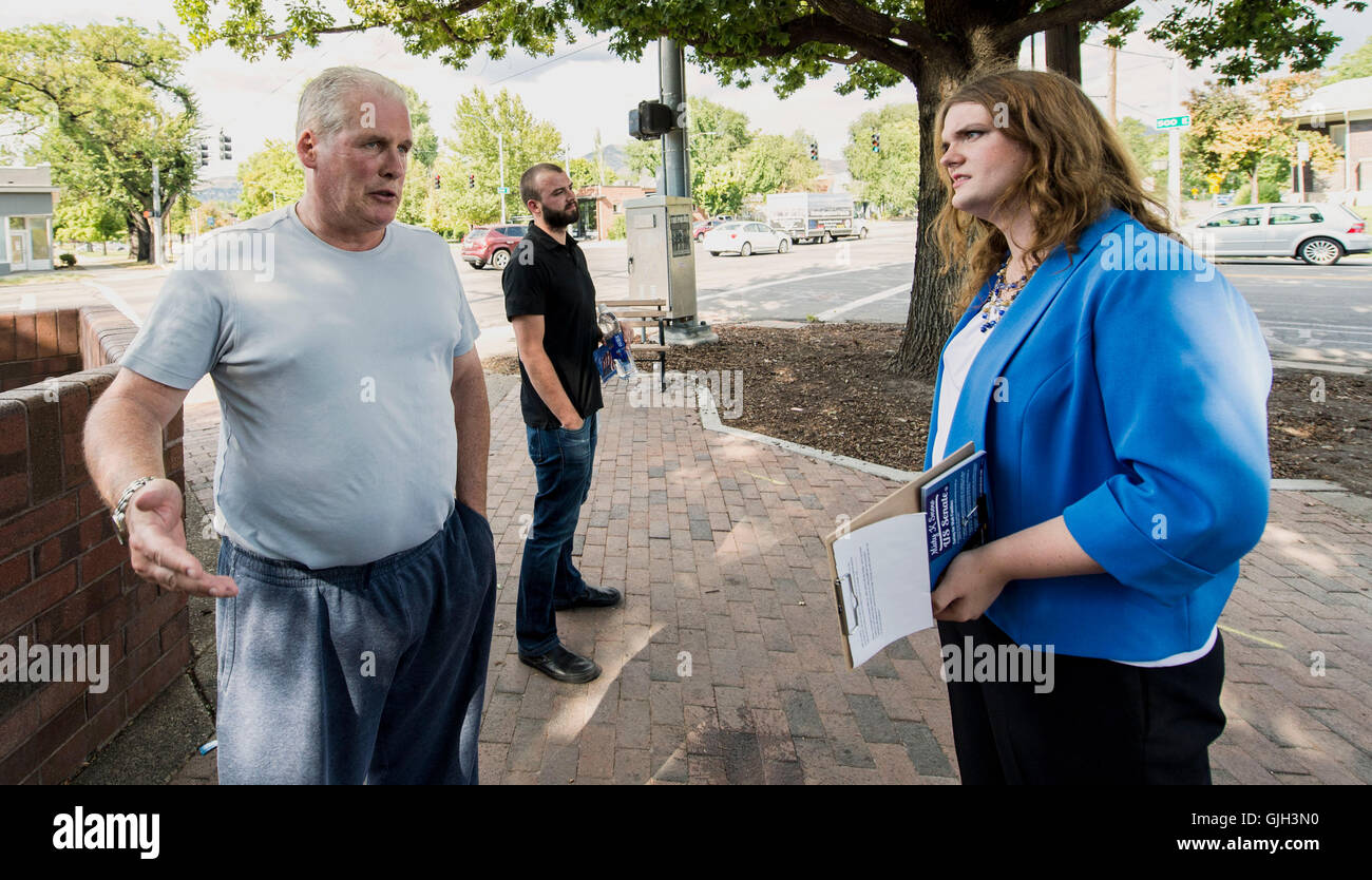 Salt Lake City, Utah, USA. 16th Aug, 2016. MISTY K. SNOW, Democratic ...