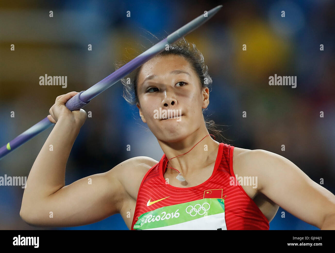 Rio De Janeiro, Brazil. 16th Aug, 2016. China's Liu Shiying competes ...