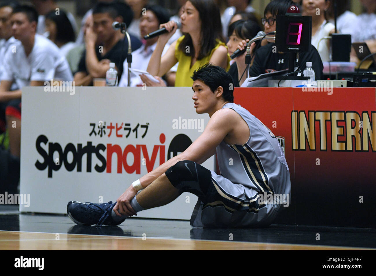 Tokyo, Japan. 16th Aug, 2016. Yuta Watanabe (George Washington) Basketball : International ...