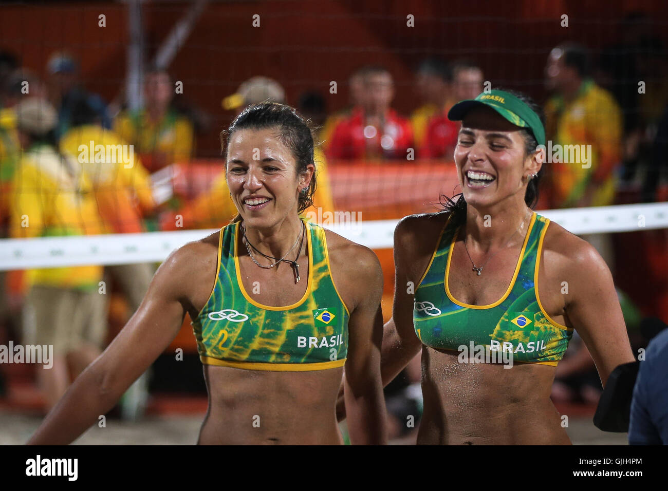 Rio de Janeiro, Brazil. 16th August, 2016. Ágatha and Barbara (BRA ...