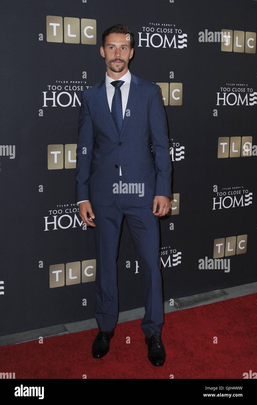 Los Angeles, CA, USA. 16th Aug, 2016. Justin Gabriel at arrivals for ...