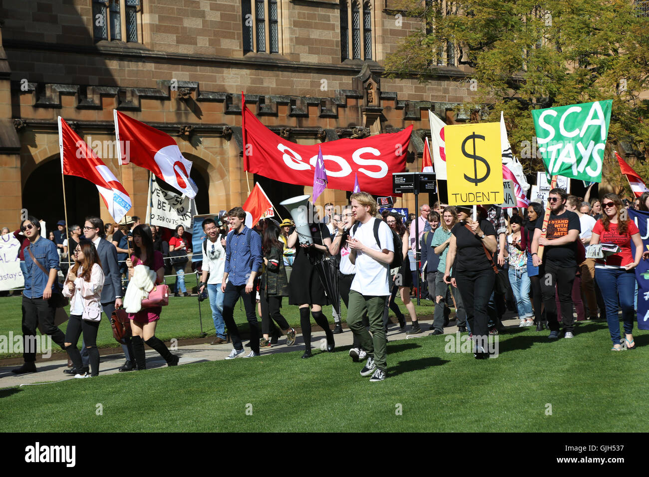 Sydney, Australia. 17 August 2016. A rally organised by the NTEU was ...
