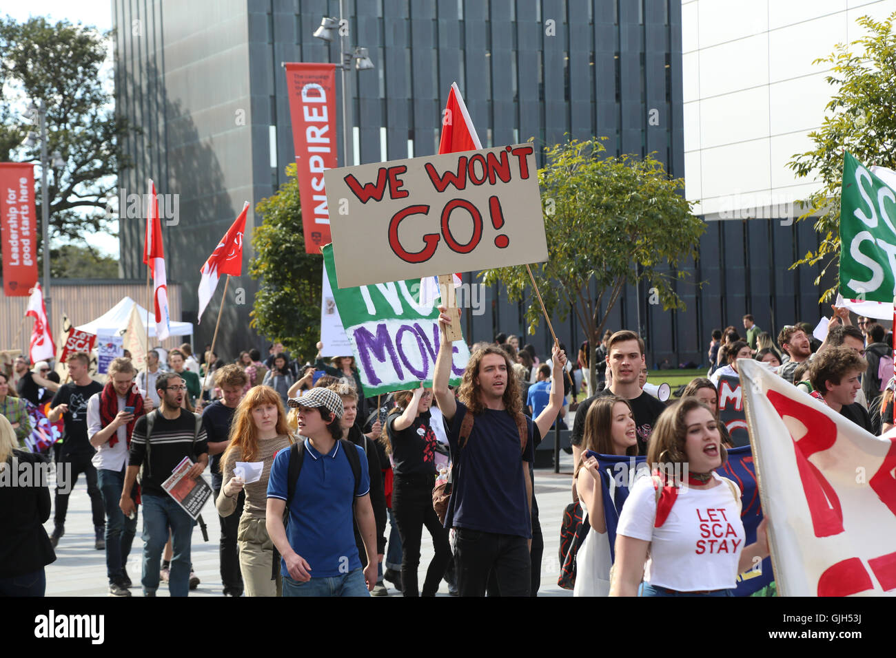 Sydney, Australia. 17 August 2016. A rally organised by the NTEU was ...
