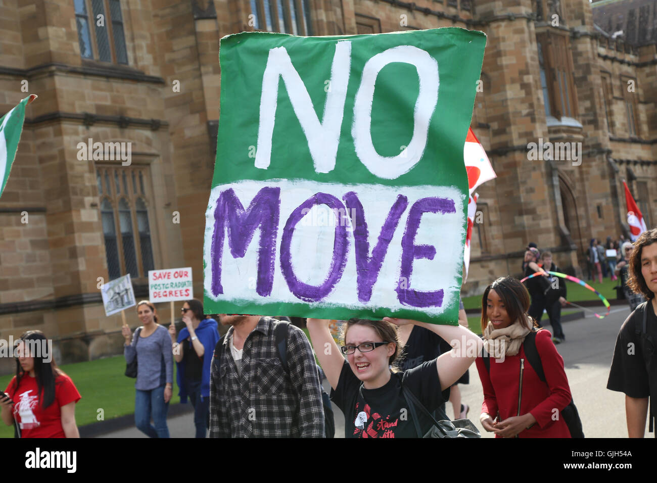 Sydney, Australia. 17 August 2016. A rally organised by the NTEU was ...