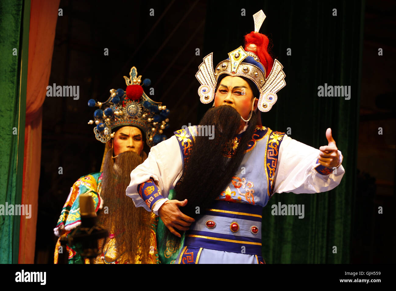 A traditional Chu Chow Opera is offered to both living and the dead ...