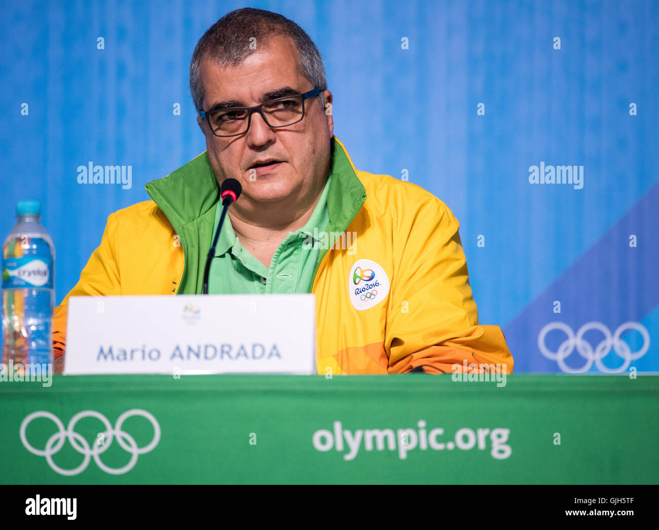 Rio de Janeiro, Brazil. 16th Aug, 2016. Rio 2016 Olympics communicatons ...
