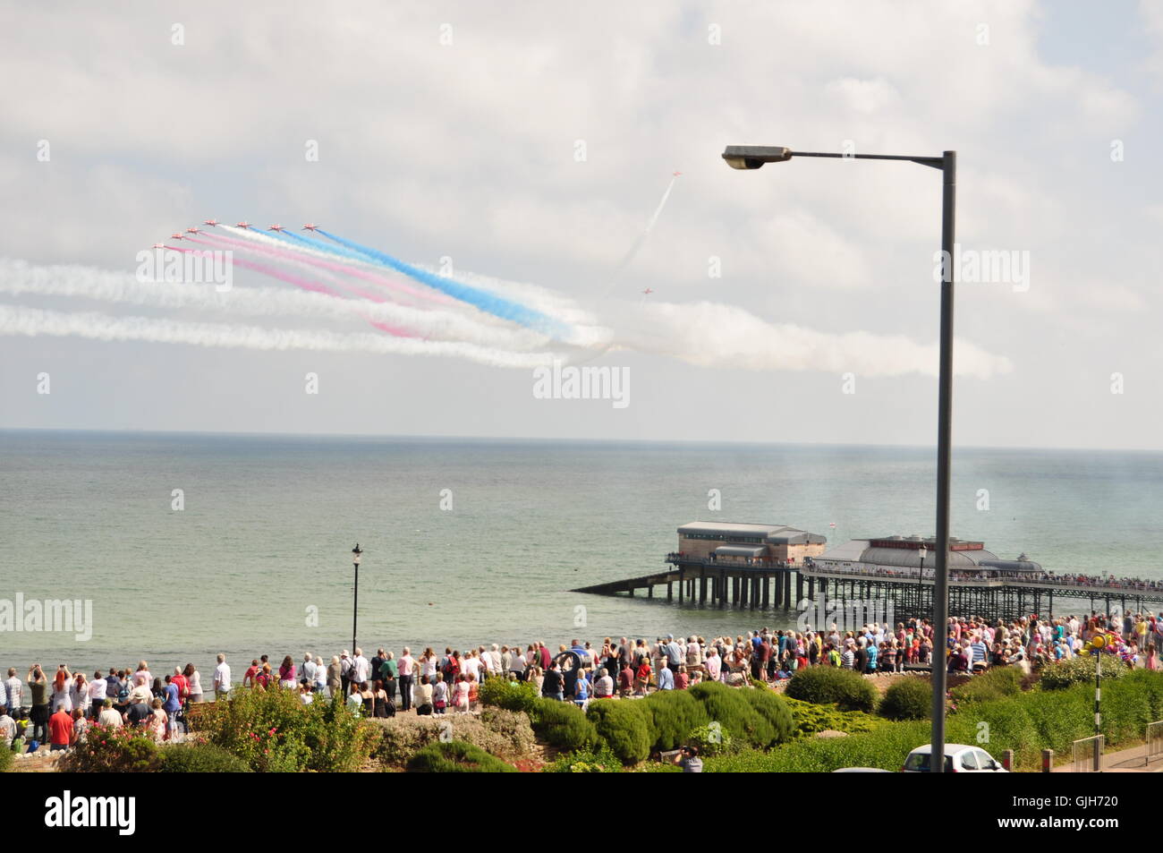 Red arrows at cromer carnival hi-res stock photography and images - Alamy