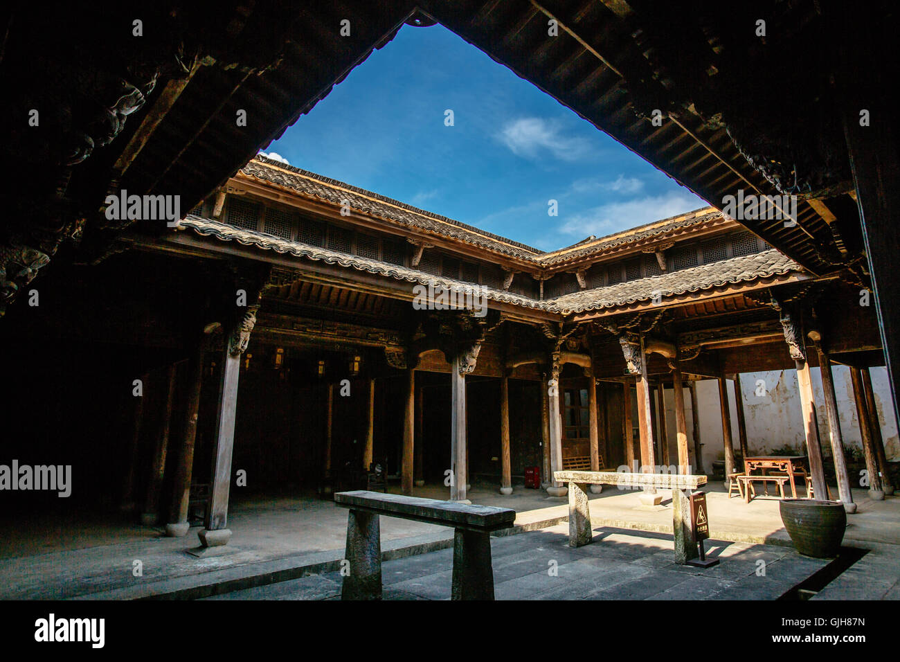 Zhejiang. 4th Aug, 2016. Photo taken on Aug. 4, 2016 shows the interior ...