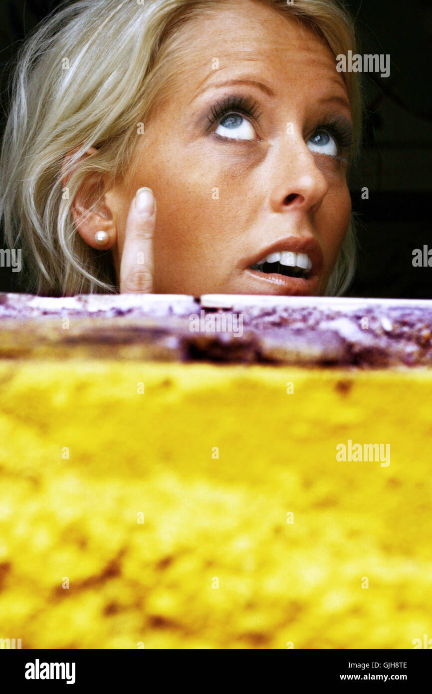 woman has idea Stock Photo - Alamy