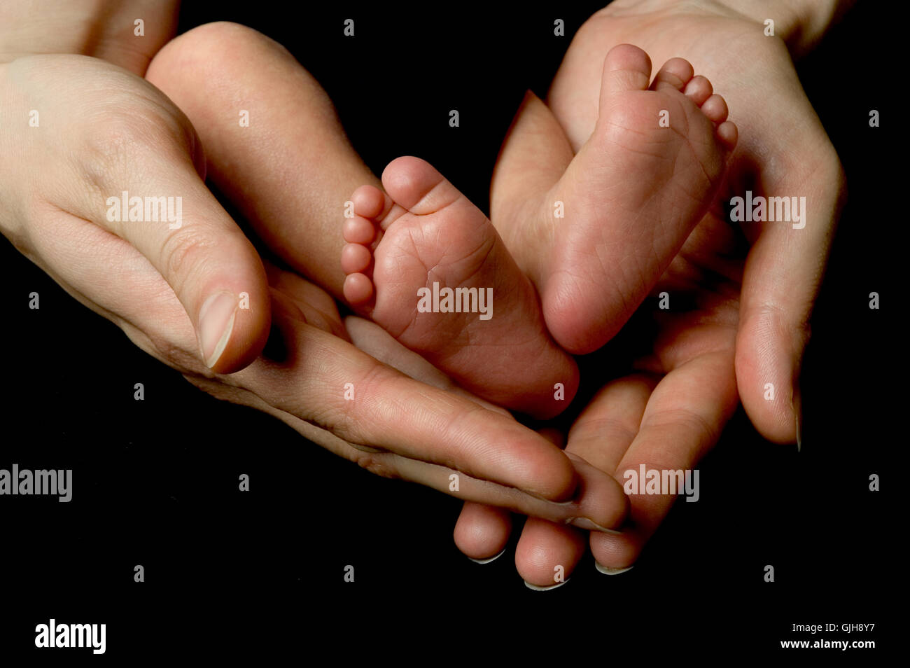 hand hands birth Stock Photo - Alamy