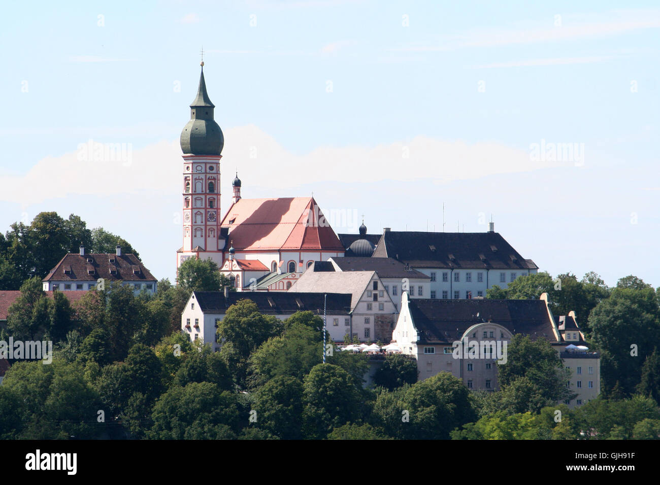 church tree trees Stock Photo - Alamy