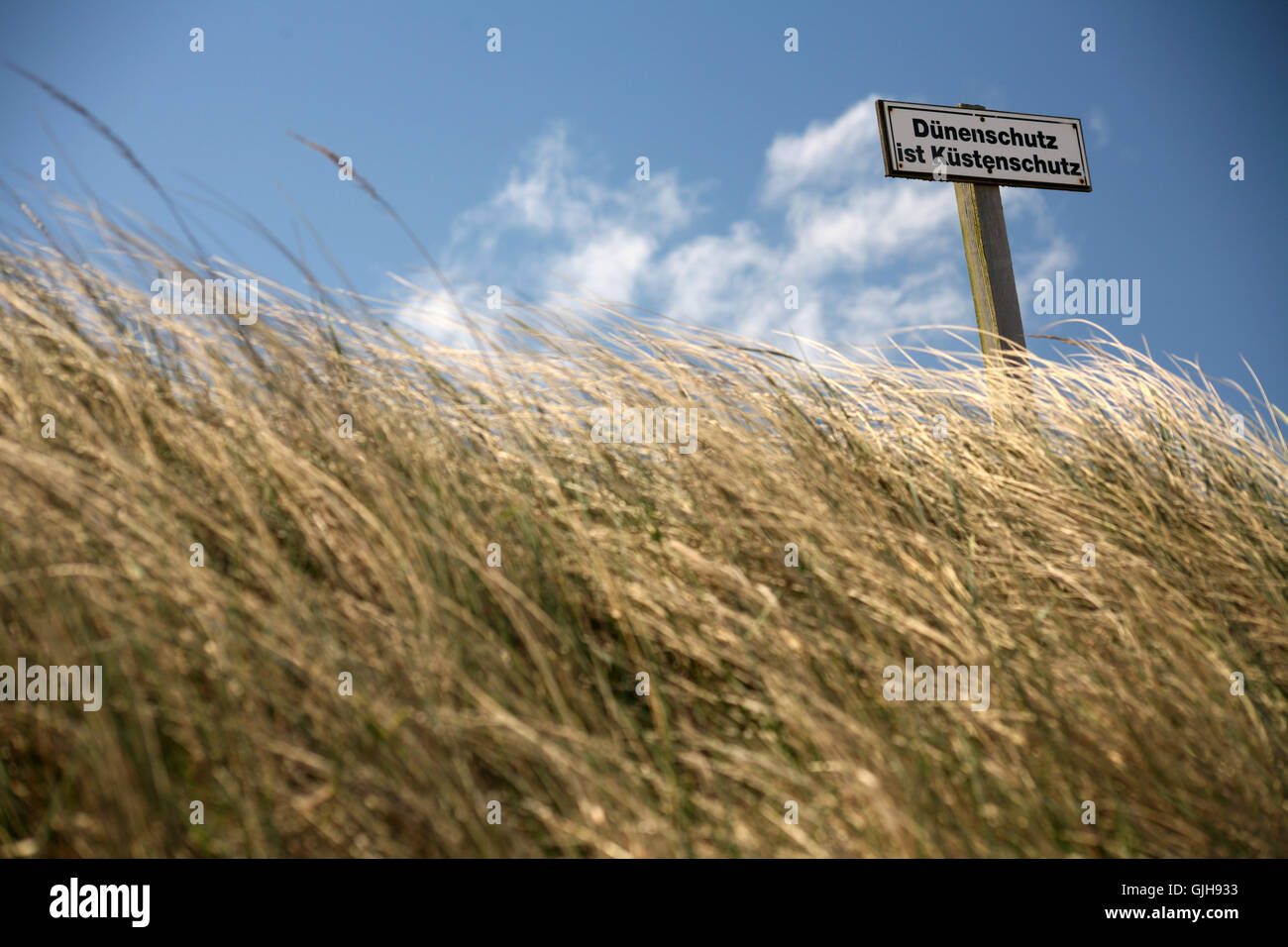 Dune sign protect hi-res stock photography and images - Alamy