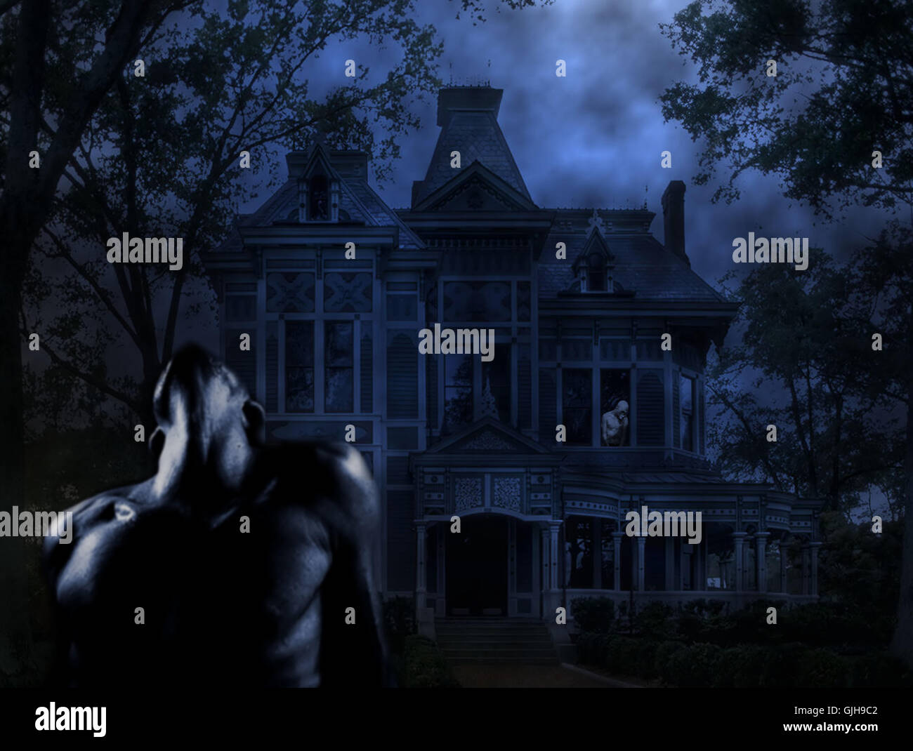 house building danger Stock Photo - Alamy