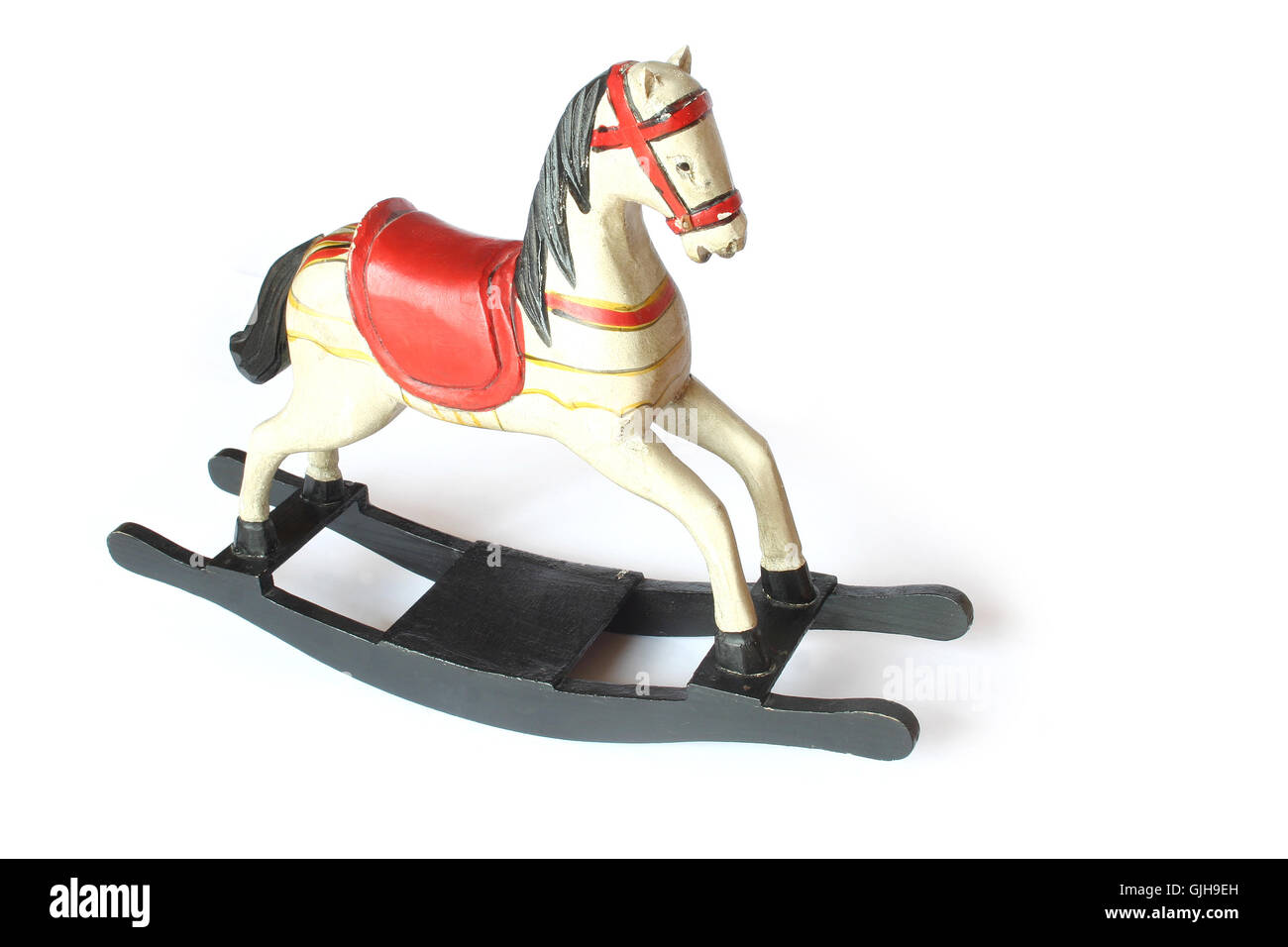 antique rocking horse Stock Photo - Alamy