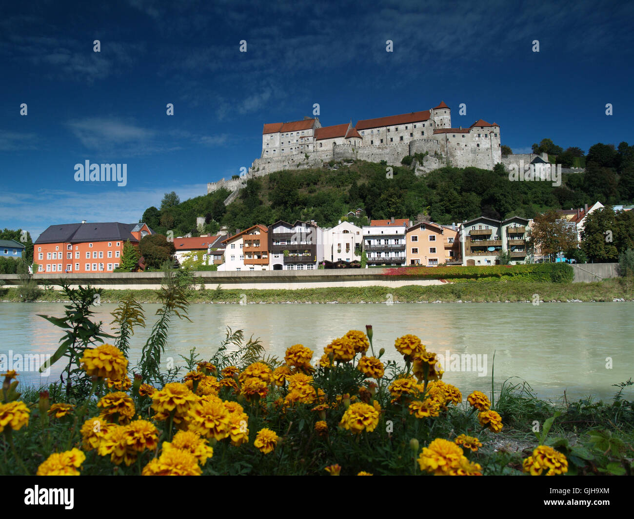 castle with view Stock Photo - Alamy
