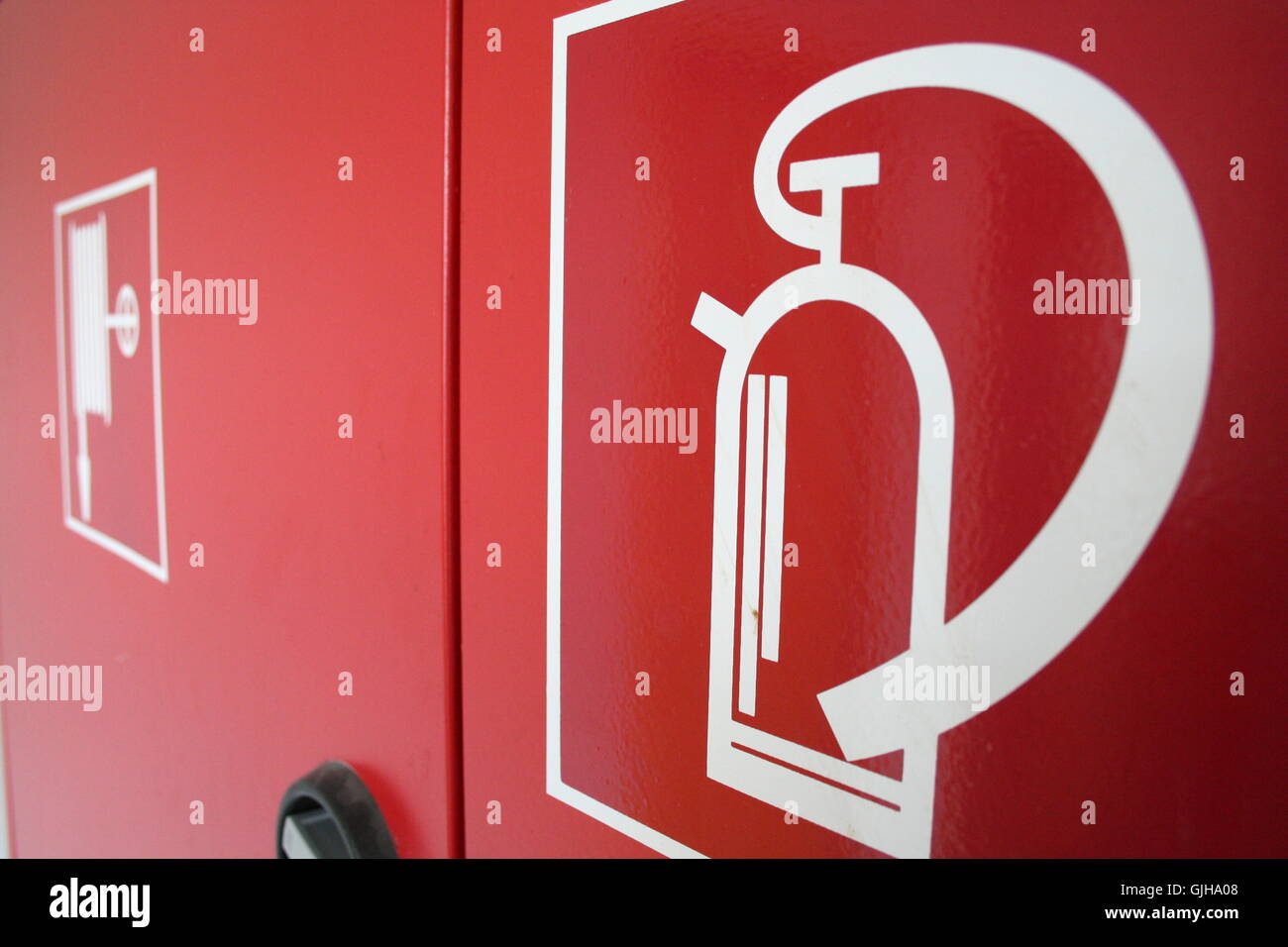 Fire extinguisher box hi-res stock photography and images - Alamy