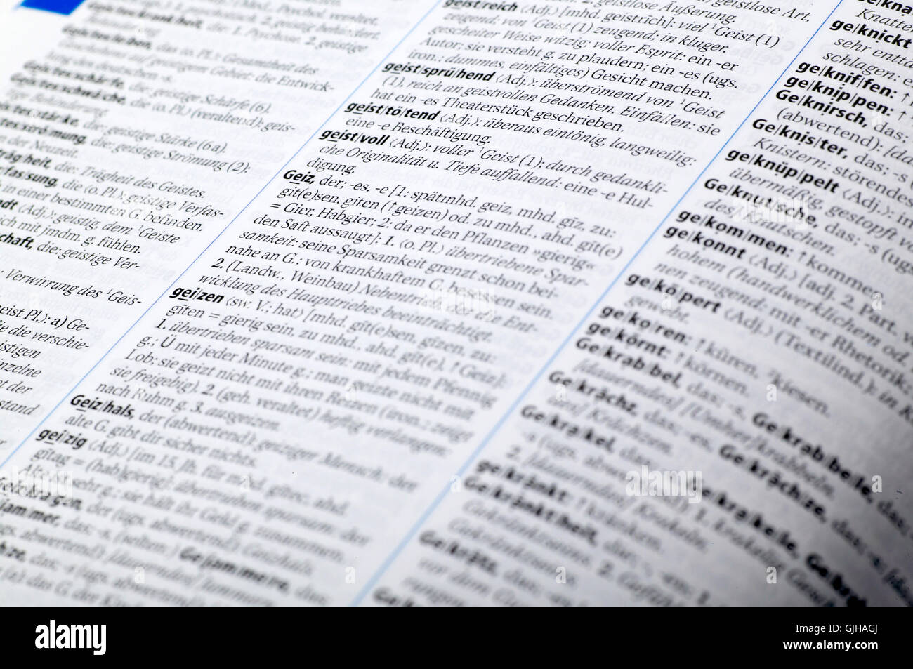 Geiz hi-res stock photography and images - Alamy