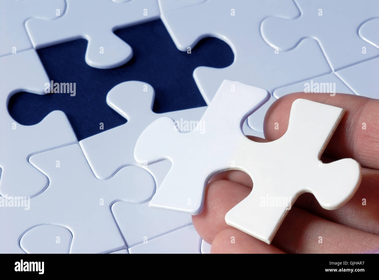 blue hand strategy Stock Photo - Alamy