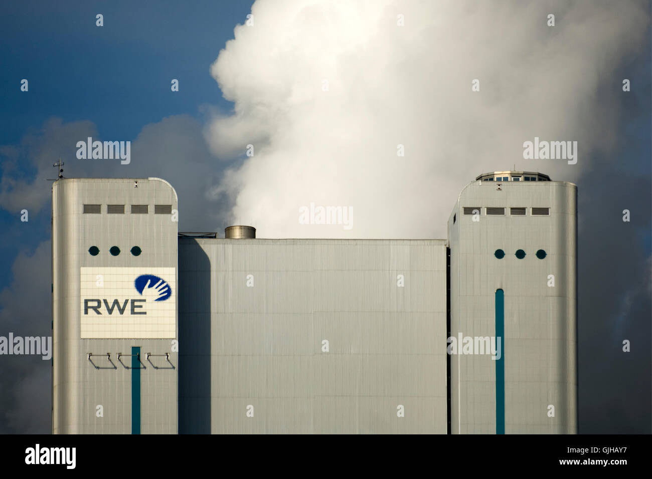 BRD, Deutschland, NRW, Bergheim, Niederaußem, RWE Kraftwerk, RWE-Power ...
