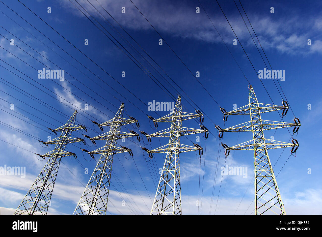 blue colour industry Stock Photo - Alamy