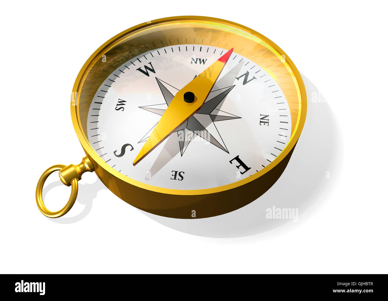Kompassnadel Cut Out Stock Images & Pictures - Alamy