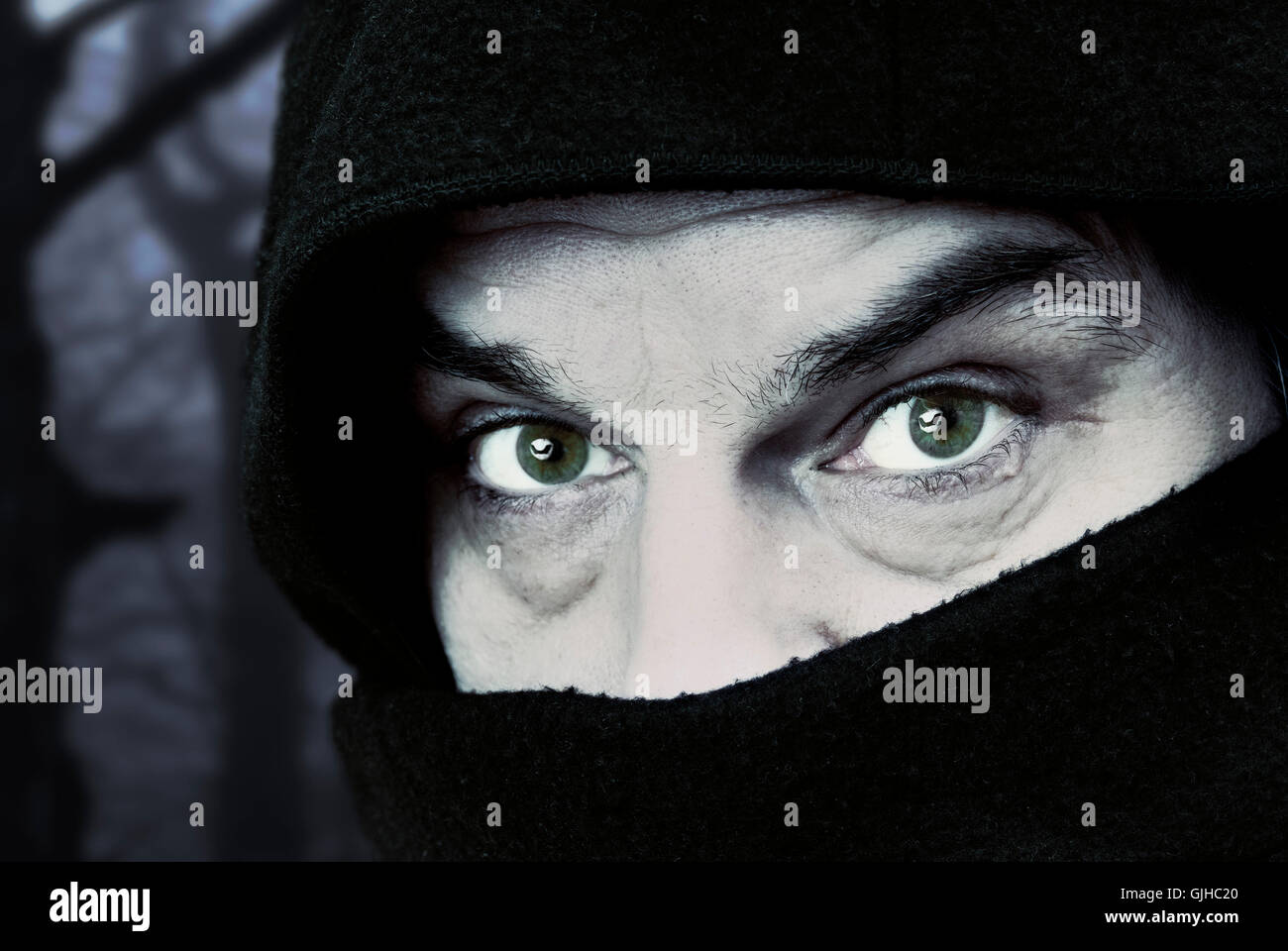 portrait bw eyes Stock Photo - Alamy